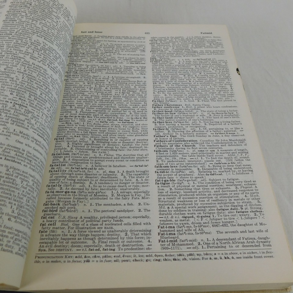 Readers Digest Great Encyclopedic Dictionary Embossed Indexed HC 1967 ...