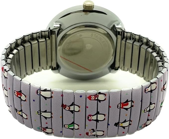 Penguin Watch Lavender Violet Adorable Penguins Quartz Fun Stretch | eBay