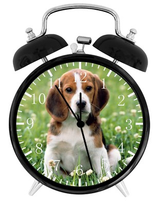 Cute Beagle Dog Alarm Desk Clock Home or Office Decor F74 Nice Gift | eBay