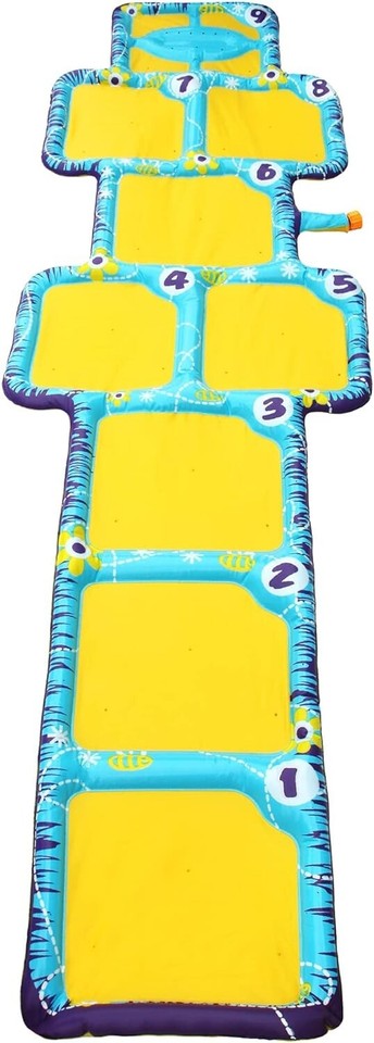 Banzai Aqua Blast Hopscotch Water Splash Pad Sprinkler Summer Toy NEW ...