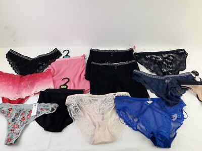 M&S Knickers Size M 12-14 Bundle x 12 Shorts Thongs Lace Mesh Briefs ...