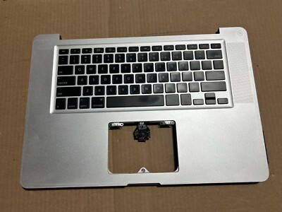 Genuine Macbook Pro A1286 15" Mid 2009 Top Upper Case Palmrest Keyboard ...