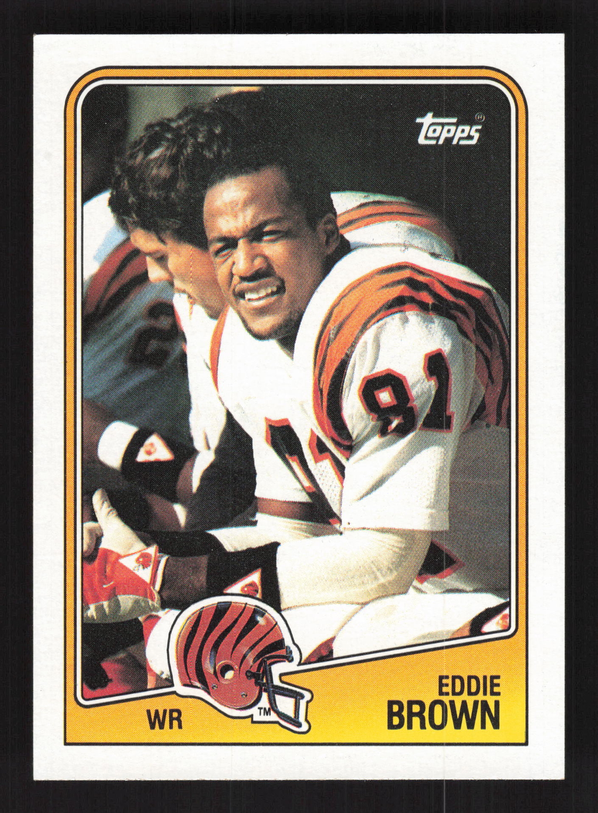 1988 Topps Eddie Brown #343 Cincinnati Bengals | eBay