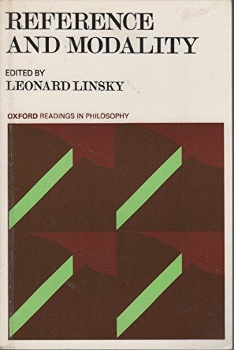 Reference and Modality (Readings in Philosophy S.) Paperback Book The ...