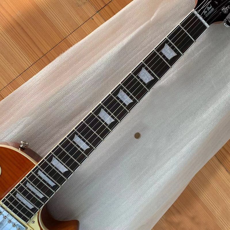 Custom Shop Jimmy Page Honey Burst Electric Guitar with Open Humbucker ...