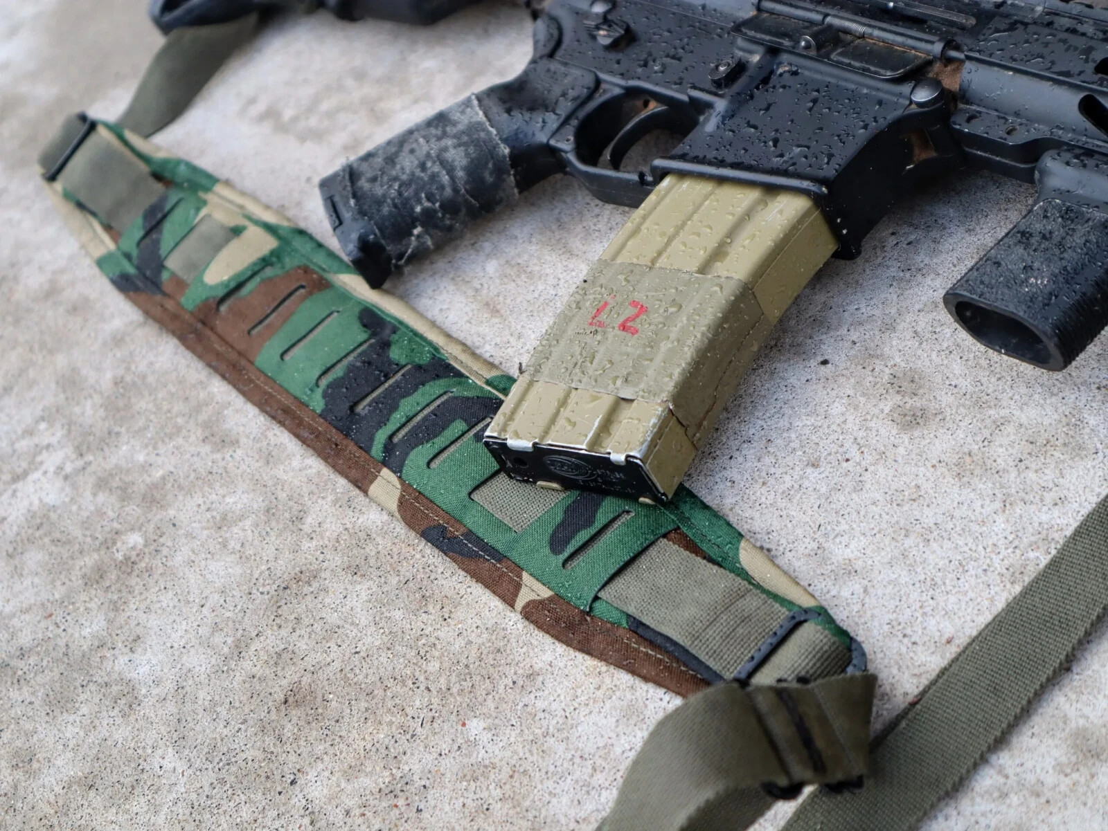 MARS QUICK-ADJUST RIFLE SLING - Padded Molle - 2 Point Mission Military ...