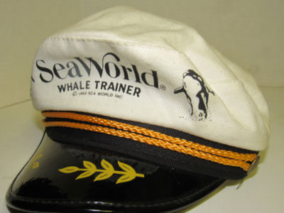 Kids Vintage Sea World Whale Trainer Snapback Hat Cap Mesh 80's | eBay