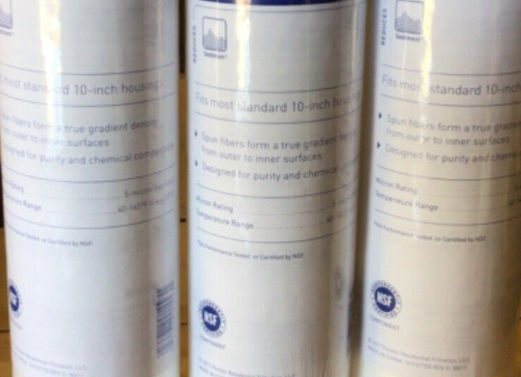 Pentair Pentek P5 Polypropylene Filter Cartridge - 3 Count Pack | eBay