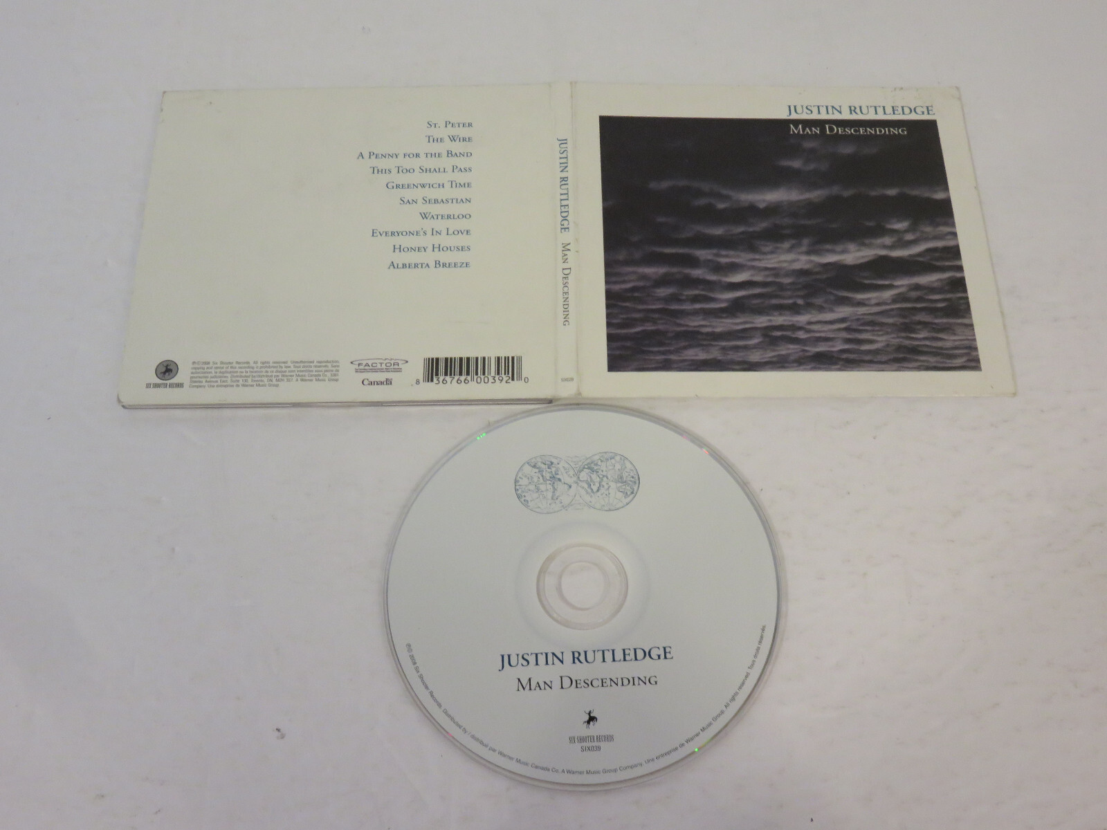 JUSTIN RUTLEDGE MAN DESCENDING CD 2008 SIX SHOOTER 836766003920| eBay