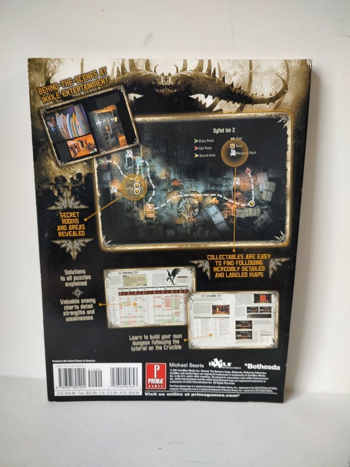 Game Strategy guide Prima Hunted the Demons Forge Bethesda | eBay