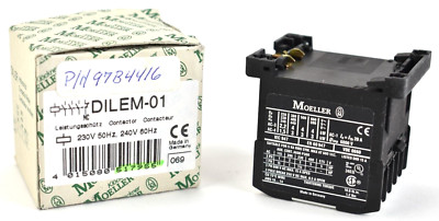 NEW Moeller DILEM-01 Contactor 230V 50Hz / 240V 60Hz | eBay