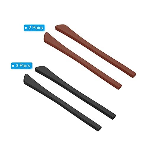Glasses End Tips 5 Pairs Eyeglass Anti Slip Ear Sock Pieces Tube Sleeve ...