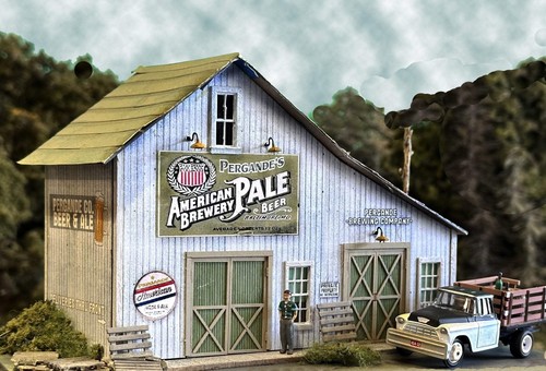 Bar Mills Scale Model Works 5052 HO Scale Pergande's Pale Ale Craftsman ...