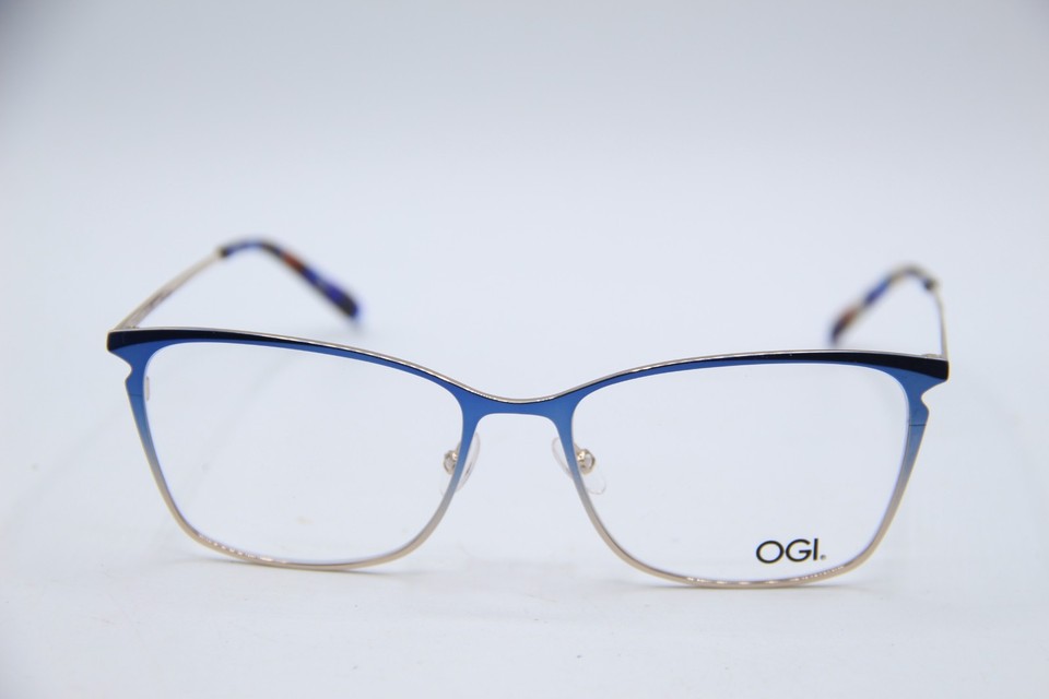NEW OGI CUTE PIE NAVY GOLD BLUE GOLD GUNMETAL AUTHENTIC FRAMES ...