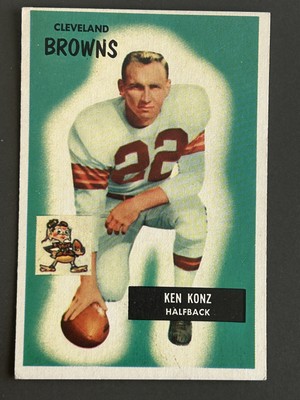 1955 Bowman #113 Ken Konz Cleveland Browns VG-EX | eBay