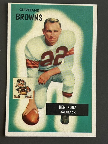 1955 Bowman #113 Ken Konz Cleveland Browns VG-EX | eBay