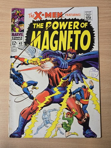 Uncanny X-Men #43 The Power of Magneto. 1967 Marvel Comics | eBay