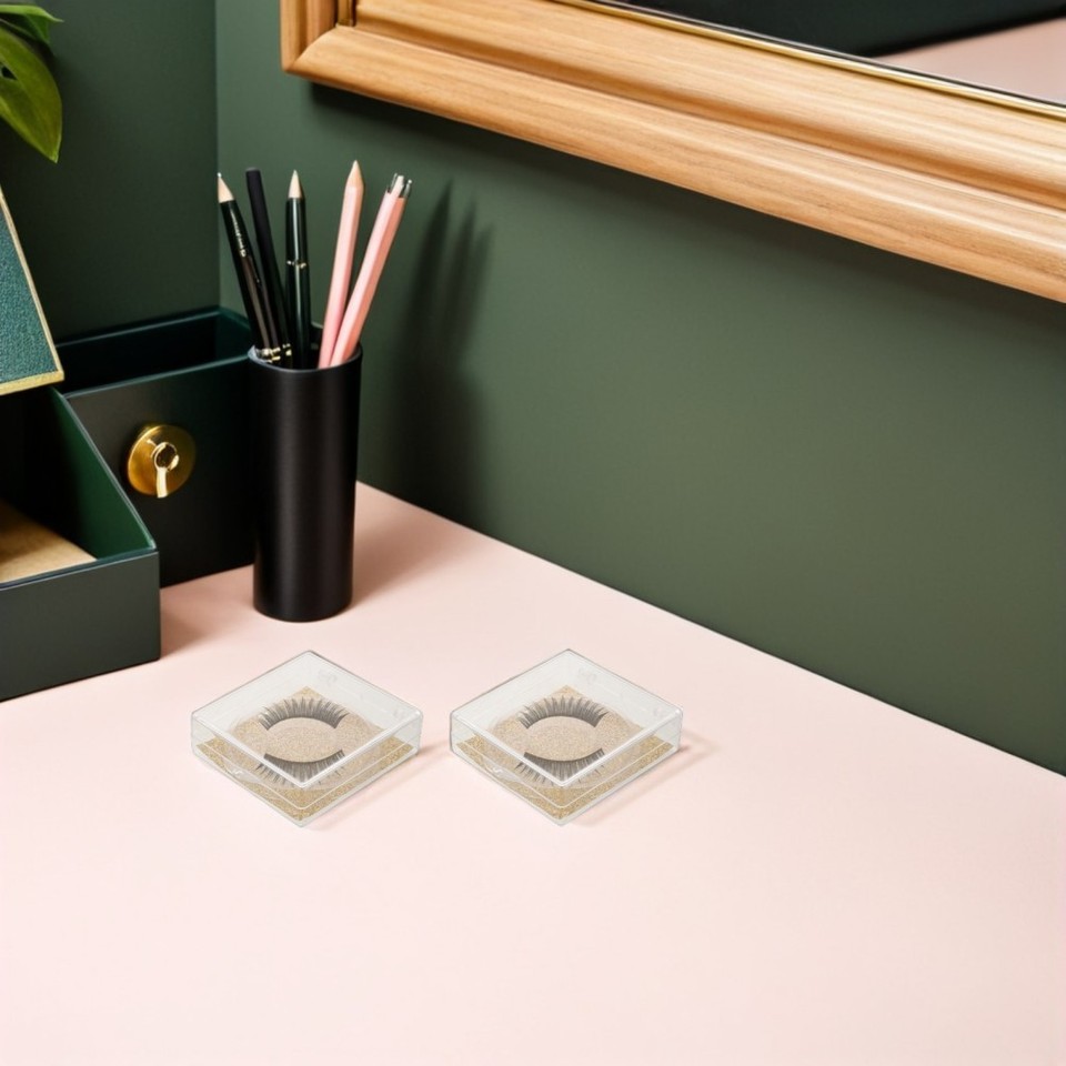 10pcs Eyelash Storage Case: False Eyelash Cluster Box Storage Case Lash ...