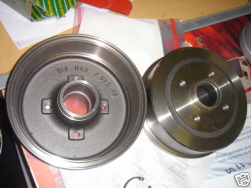 VAUXHALL CORSA C 00-06 2 REAR BRAKE DRUMS REAR BRAKE SHOES SET | eBay UK