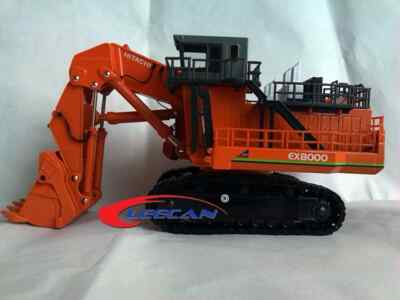 HITACHI EX8000 1/87 Hitachi EX8000 Hydraulic Excavator Orange model ...