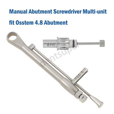 Dental Implant Multi-unit Abutment Driver Screwdriver fit 4.8 Multi Fix ...