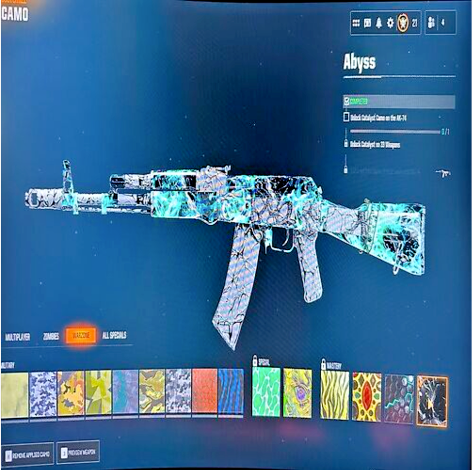 Call Of Duty: Black Ops 6 DARK MATTER, NEBULA & ABYSS camo on ALL ...