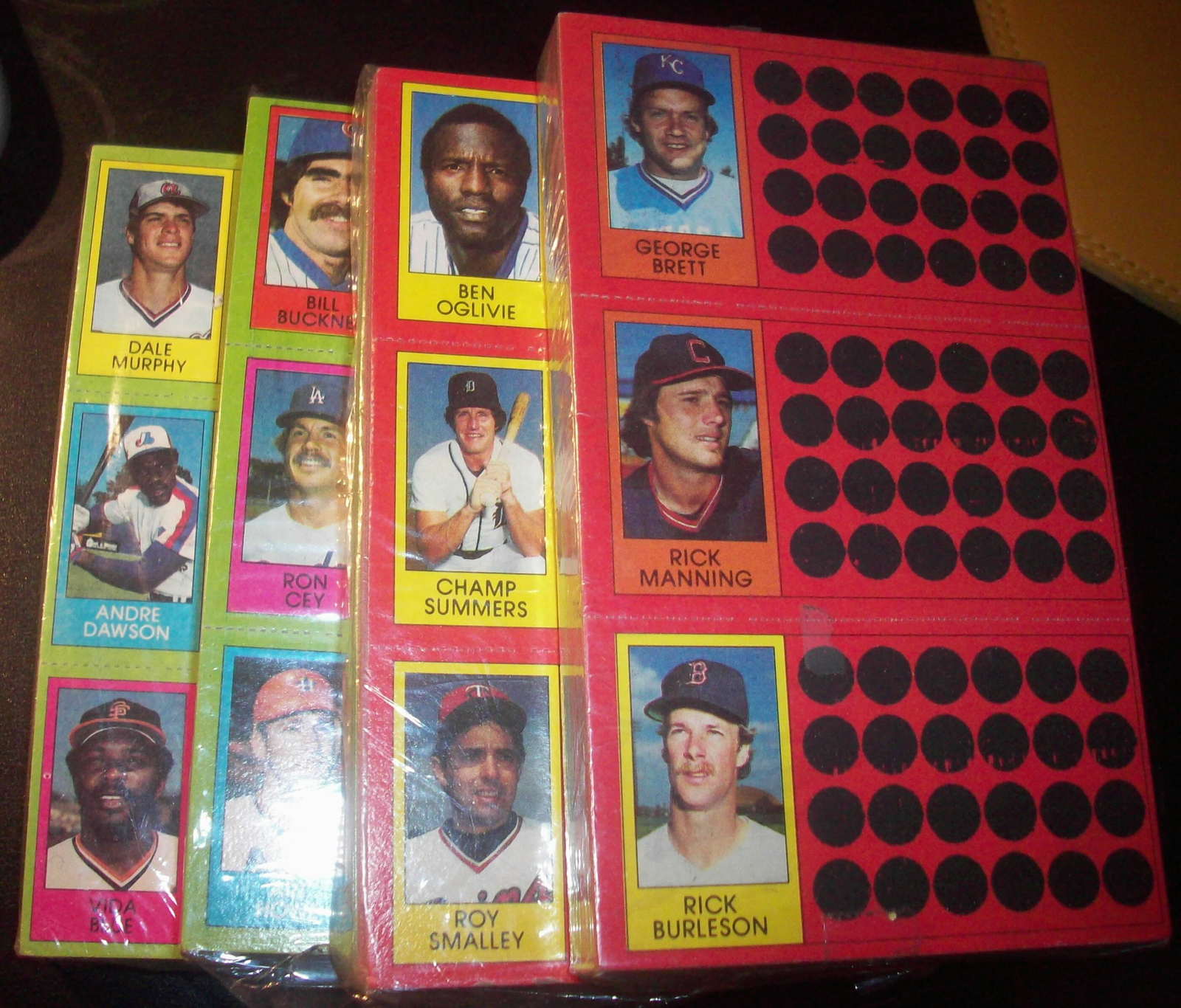 1981 Topps Scratch-Offs Full Panel Baseball Cards Variations #1-72 You ...