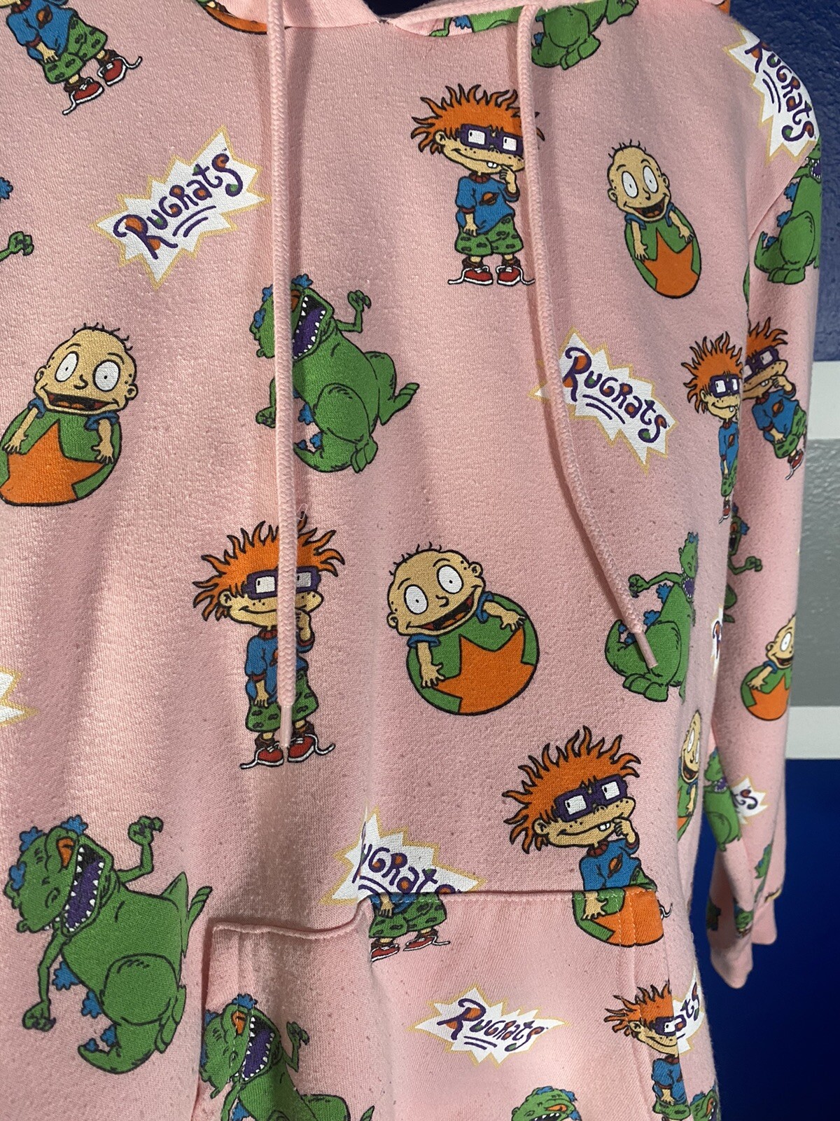 Nickelodeon Rugrats Tommy Chucky Reptar Pink All Over… - Gem