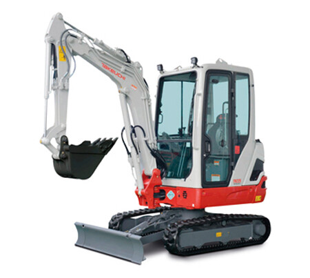 Takeuchi Digger Red / Grey Aerosol Spray Paint Direct Gloss TB210 TB216 ...