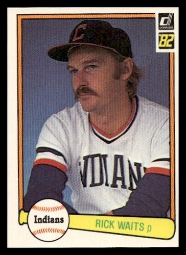 1982 Donruss #33 Rick Waits Cleveland Indians Baseball card | eBay