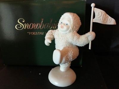 Department 56 Snowbabies ''FOLLOW ME'' Bisque Porcelain Figurine | eBay