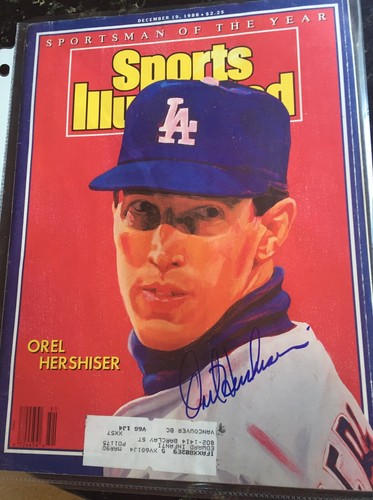 Orel Hershiser Autographed Sports Illustrated - December 19 1988 | eBay
