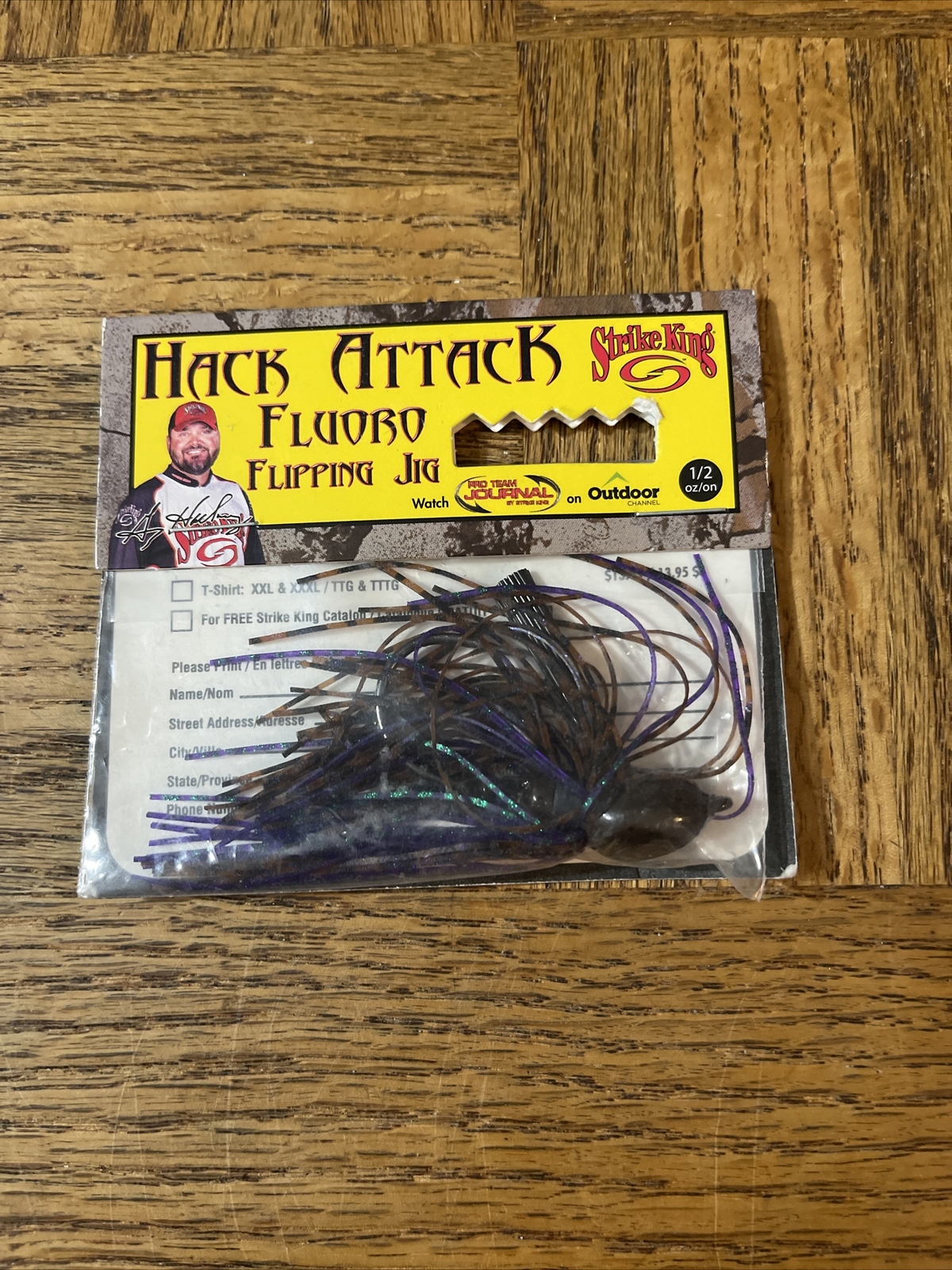 Strike King Hack Attack Fluoro Flipping Jig Size 1/2-BRAND NEW-SHIP ...