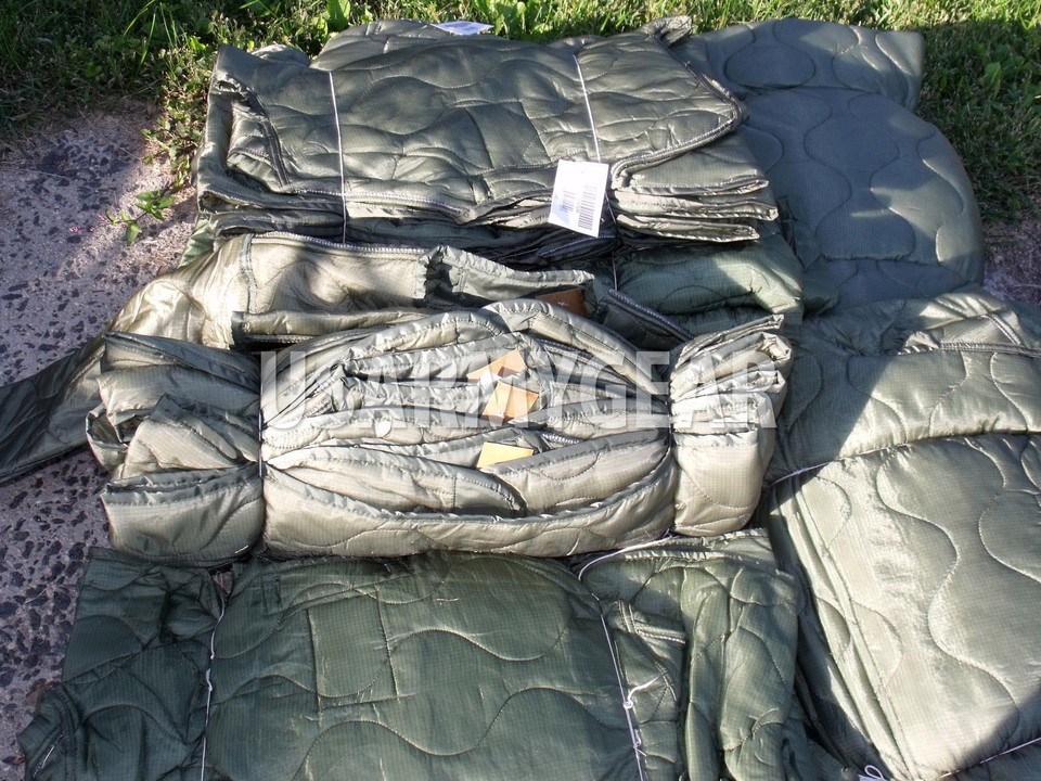 US Army Military M65 Field Jacket GI Quilted OD or Foliage Green Coat ...