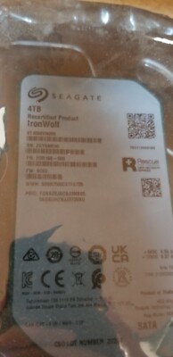 Seagate IronWolf 4TB NAS HDD ST4000VN008 - 5900 RPM, FACTORY ...