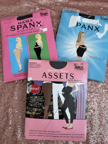 2003 Vintage SPANX Mama Spanx Maternity Pantyhose, B, Lot Of 3 - 2 ...
