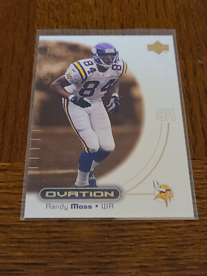 VIKINGS RANDY MOSS 2000 UPPER DECK OVATION #31 | eBay