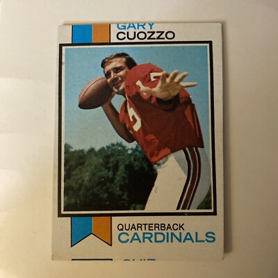 1973 Topps Football Gary Cuozzo St Louis Cardinals Card #156 | eBay