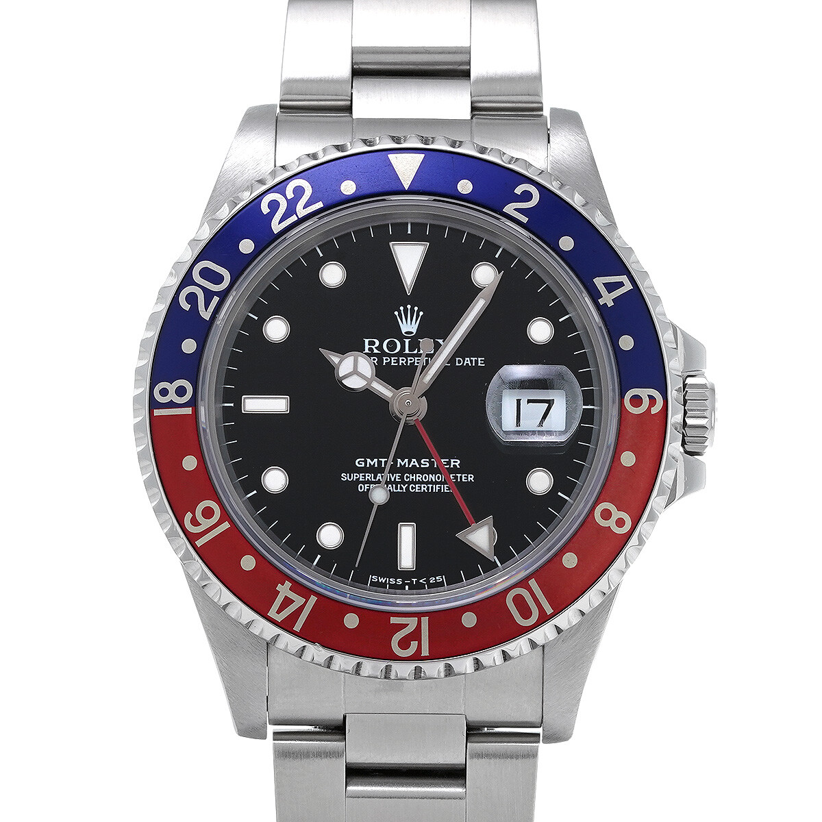 ROLEX GMT Master 16700 Black Dial Blue/Red Bezel Auto… - Gem