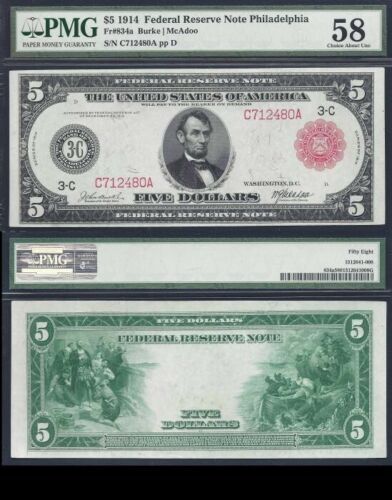 $5 US Large Size Paper Money Notes for sale | eBay