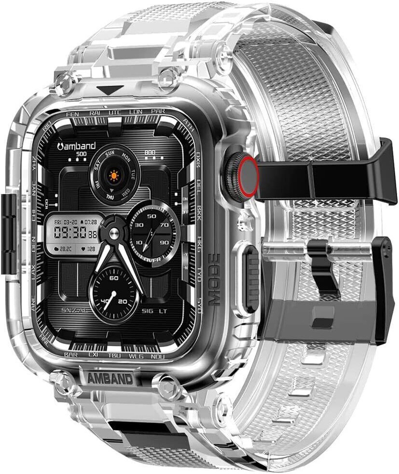 Rugged Apple Watch Band Case Cover Strap Bumper Iwatch SE Ultra 8 7 6 5 ...