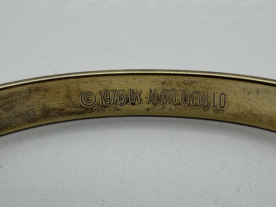 Aldo Cipullo Vintage Electroplated Signed by Cartier for Revson. 1976 ...
