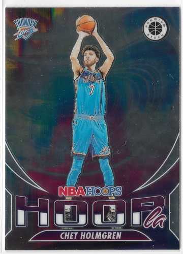 2023-24 Hoops Premium Stock Hoopla #14 Chet Holmgren Oklahoma City ...