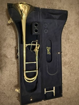 Bach Stradivarius 42AF Tenor Trombone, Axial Flow F Attachment Yellow ...