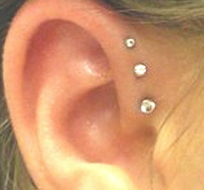 18g 1/4" 2, 2.5 or 3mm CZ Tragus Cartilage Helix Ear Nostril Stud ...