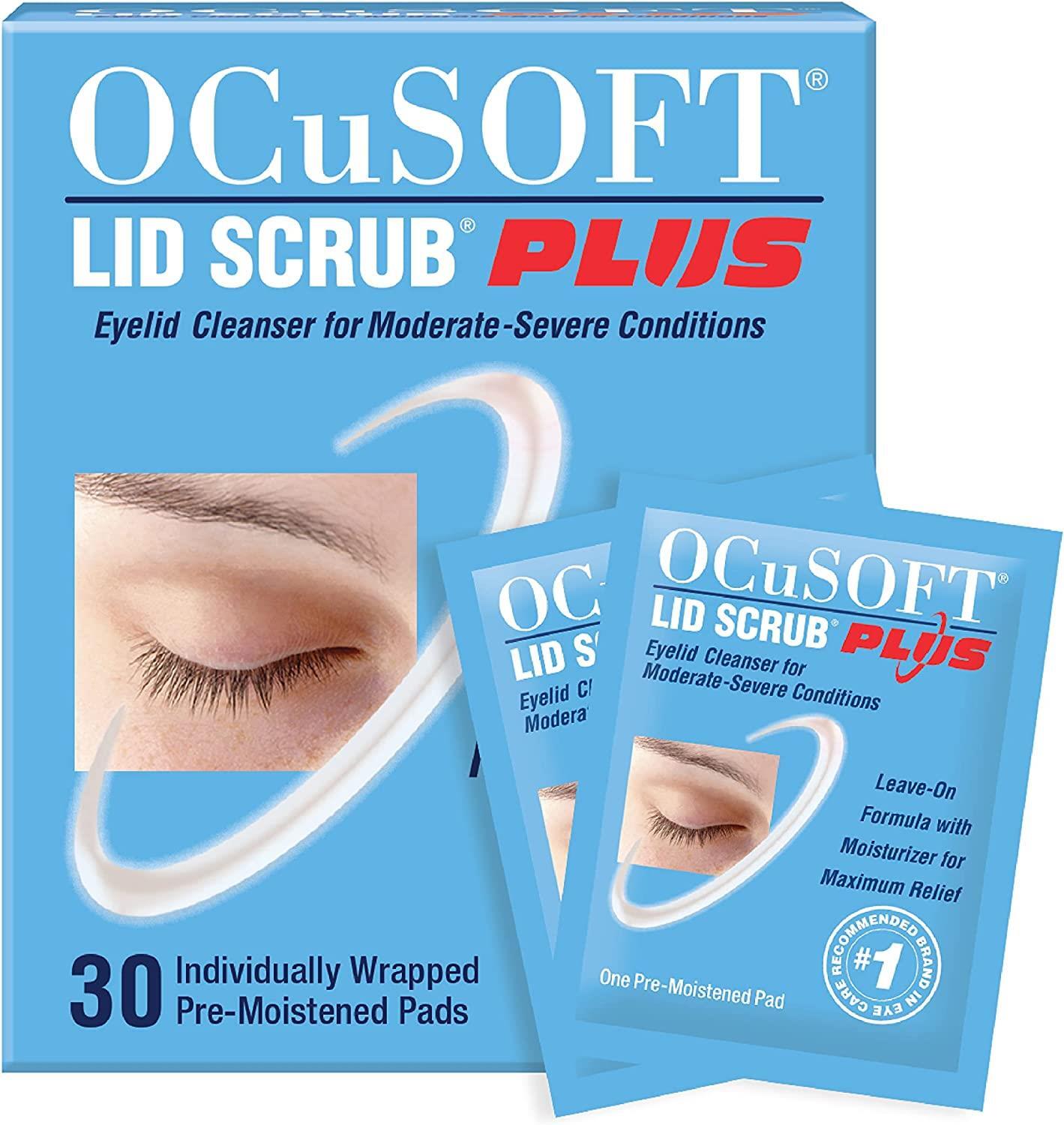 Ocusoft Plus Lid Scrub Blepharitis Wipes (x30) | eBay