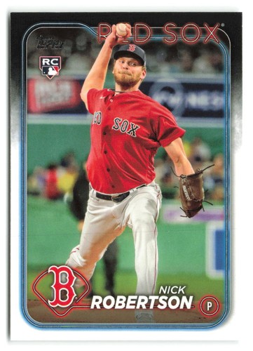2024 Topps Nick Robertson Rookie #13 Boston Red Sox BASEBALL Card | eBay