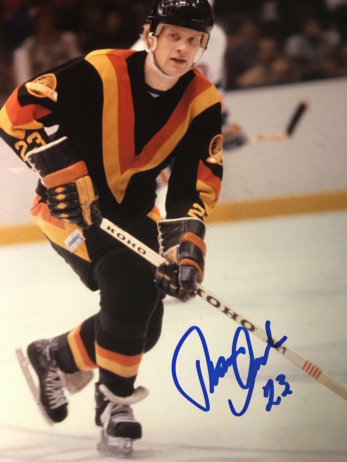 THOMAS GRADIN SIGNED VANCOUVER CANUCKS AUTOGRAPHED 8X10 PHOTO COA | eBay