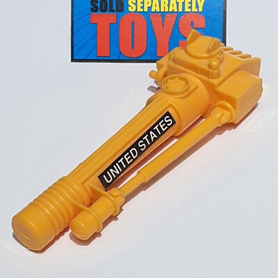 Vtg GI Joe Fort America CANNON gun original 1992 yellow weapon ...
