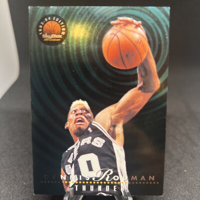 1993 Skybox Premium Thunder and Lightning Dennis Rodman David Robinson ...